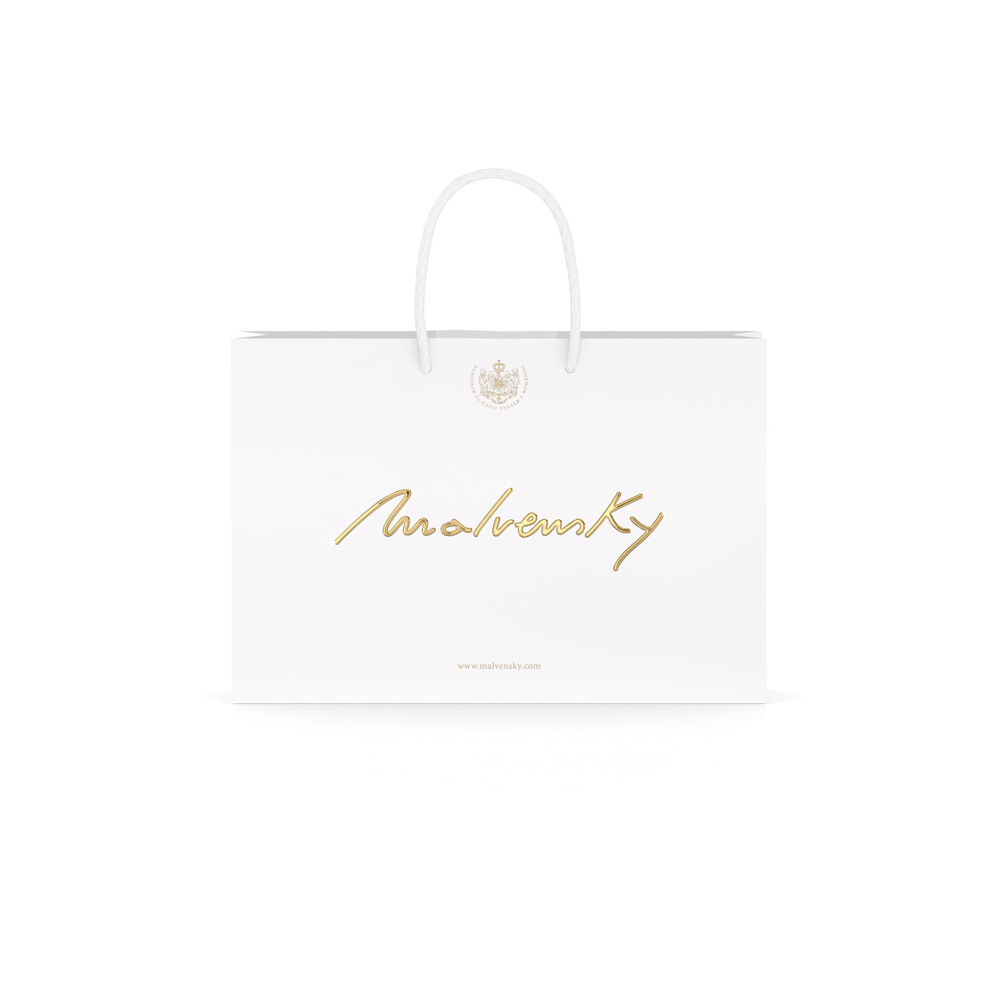 14 KT rose gold The Embrace bracelet on string - Malvensky