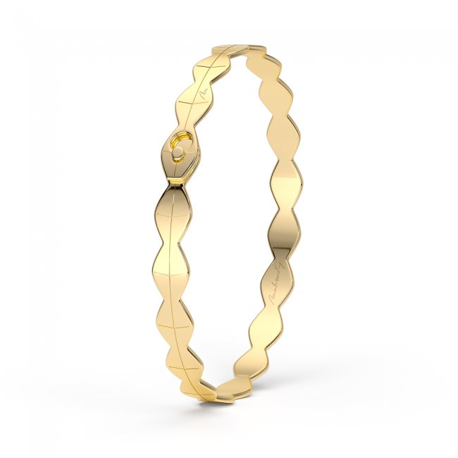 Bratara Infinity, din aur galben 14 KT - Malvensky